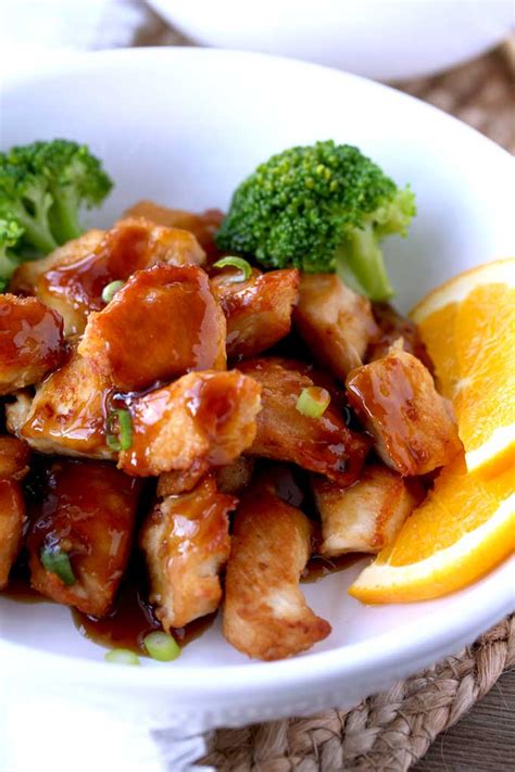Easy Orange Chicken Healthier Than Takeout Lemon Blossoms