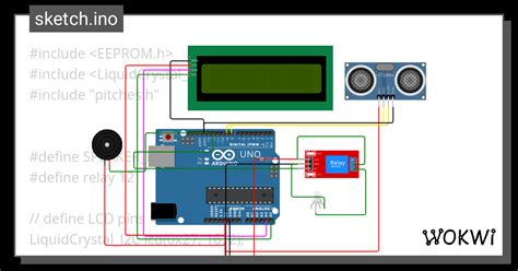 Auto Water Level Copy Wokwi Esp32 Stm32 Arduino Simulator
