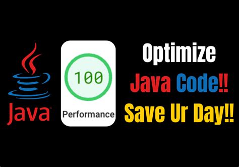 15 Java Performance Optimization Tips I Used By Sam Java Dev 🖐 Java Dev Community Mar