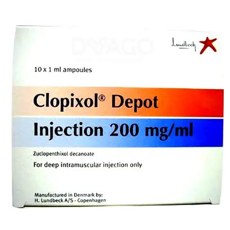 Clopixol Depot 200 Mgml Injection Uses Dosage Side Effects Food