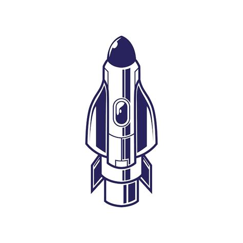 Premium Vector Rocket Launch Isolated White Background