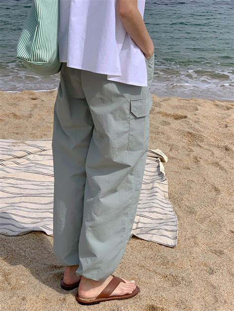 오큐페 아이만트당일 아잉 카고 밴딩 팬츠 5col Areing 카고조거팬츠