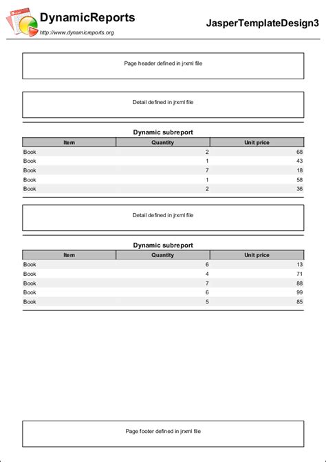 Jasper Template Design 3 — Dynamicreports 510 Documentation