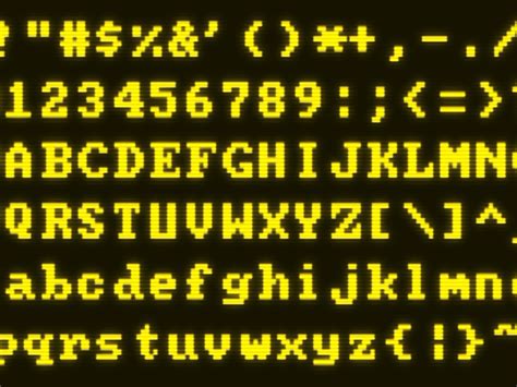 Hyperfixations About Bitmap Fonts Hyperfixations About Bitmap Fonts