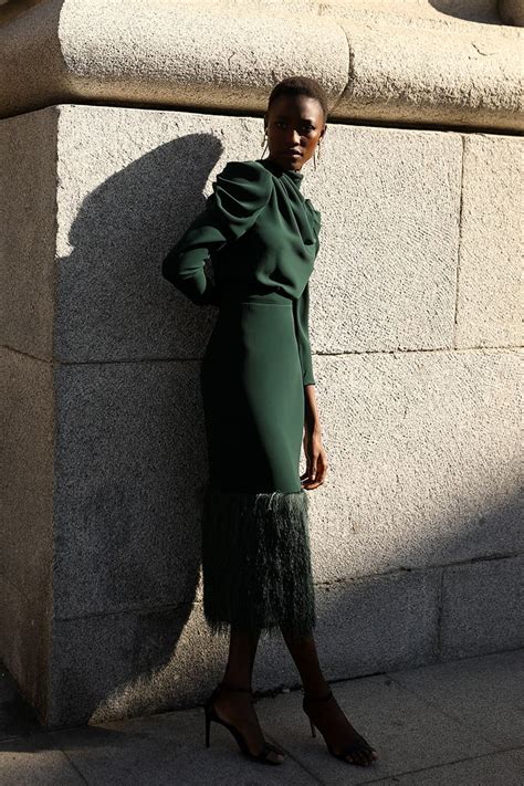 Falda Wen Verde Amaia Artieda Atelier