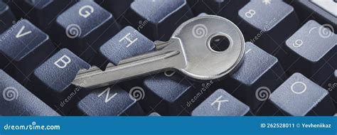 Protecting Personal Data And Money Key On Computer Keyboard Stock Image Image Of Data Card