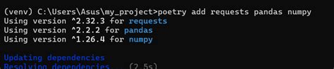 How To Add Python Poetry To An Existing Project Geeksforgeeks