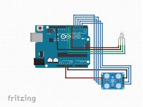 Arduino Color Sensor With Rgb Led Arduino Project Hub