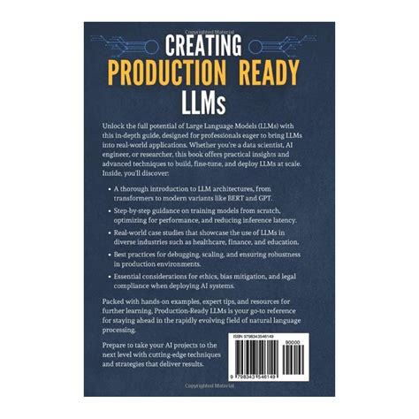 Creating Production Ready Llms A Comprehensive Nepal Ubuy