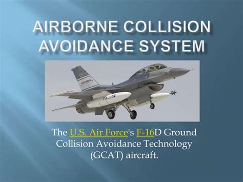 Airborne Collision Avoidance System Pptx
