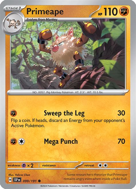 Primeape 099 Surging Sparks Pokemonkaart Nl