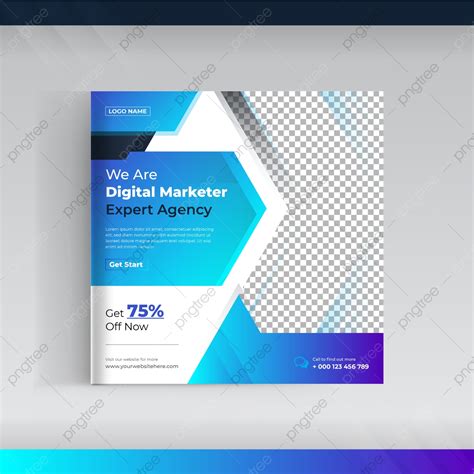 디지털 비즈니스 마케팅 소셜 미디어 배너 템플릿 Psd 다운로드 디자인 자료 다운로드