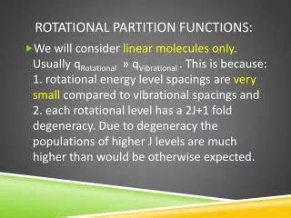 PPT Rotational Partition Function Heteronuclear PowerPoint Presentation ID 4470849