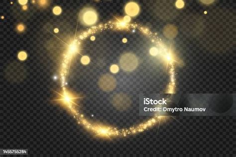 둥근 반짝이는 완벽한 배경 벡터 Eps10 아름다운 빛 매직 서클 소중한 배경 가벼운 파열과 둥근 금색 반짝이는 프레임 건설 프레임에 대한 스톡 벡터 아트 및 기타 이미지