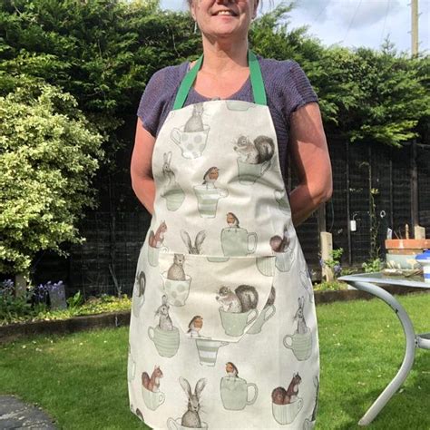 Adult Full Apron Apron Pvc Coated Cotton Apron Bbq Apron Etsy Uk