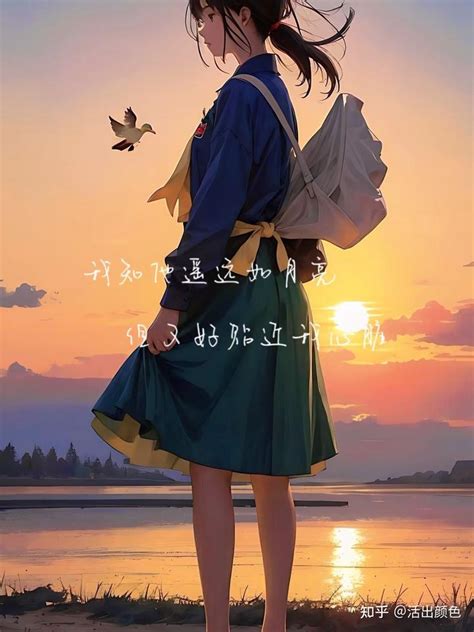 诗词成画 落霞与孤鹜齐飞秋水共长天一色 知乎