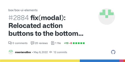 Fix Modal Relocated Action Buttons To The Bottom On Small Screens By