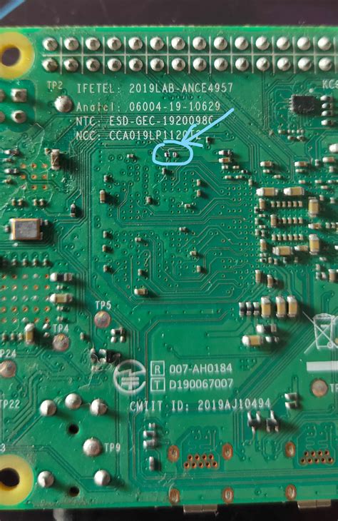 Need To Identify Missing Raspberry Pi 4 4 Gb Capacitorresistor R