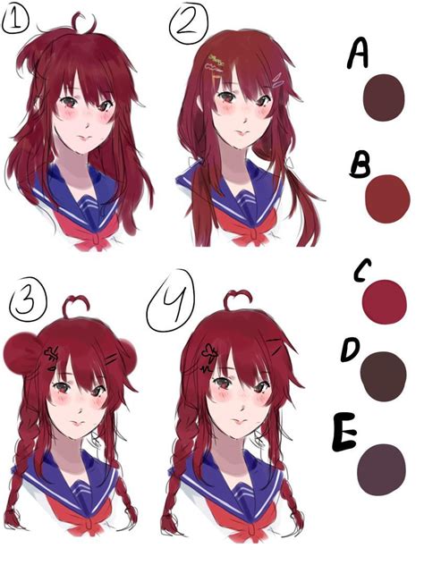 How To Draw Yandere Hair