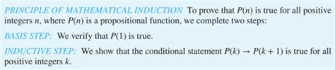 chapter 5 discrete math induction and recursion flashcards quizlet