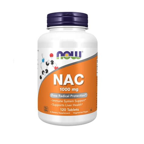 Nac N ацетил цистеин 1000 Mg х120 таблетки Now Foods