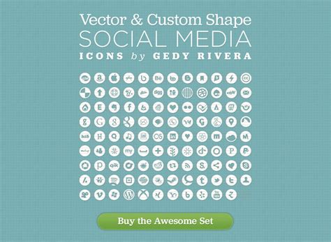 Stylish Social Media Icons