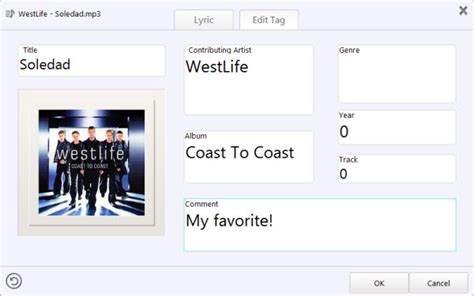 Free ID Tag Editor Easily Edit ID Tags For MP WAV WMA M A FLAC Files