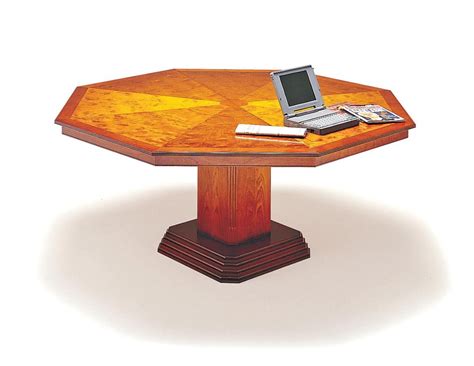 Octagonal Column Base Table House Of Chesterfields Collection