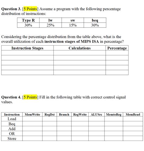 Solved Question Assume That The MIPS Stages Have These Chegg