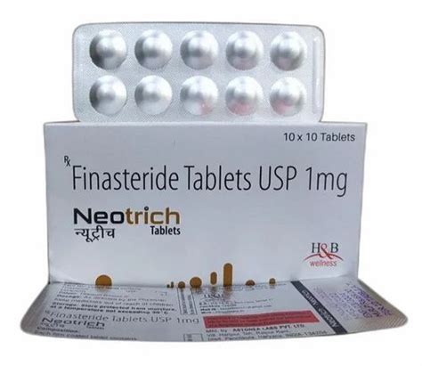 1mg Finasteride Tablets Usp Packaging Size 10 X 10 Tablet At ₹ 228 Box In Pimpri Chinchwad