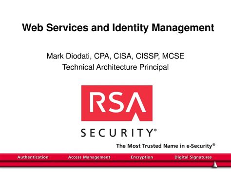 Ppt Web Services And Identity Management Powerpoint Presentation Free Download Id5078590