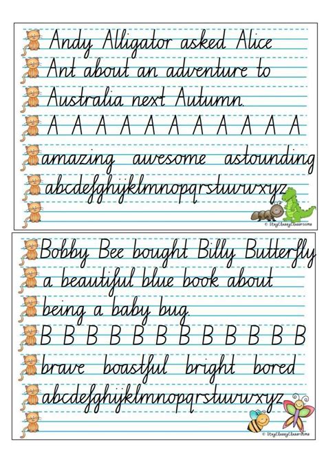 Make Your Own Cursive Handwriting Sheets