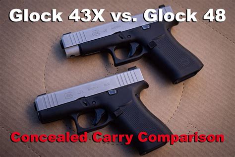 Glock X Vs Glock What S A Better Concealed Carry Option