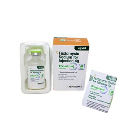 Fosfomycin Sodium Injection 4g Recommended For Used To Treat Bacterial