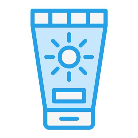 Sunscreen Generic Blue Icon