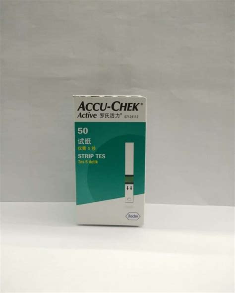 Promo Accu Check Active Test Strip Isi 50 Strip Diskon 33 Di Seller