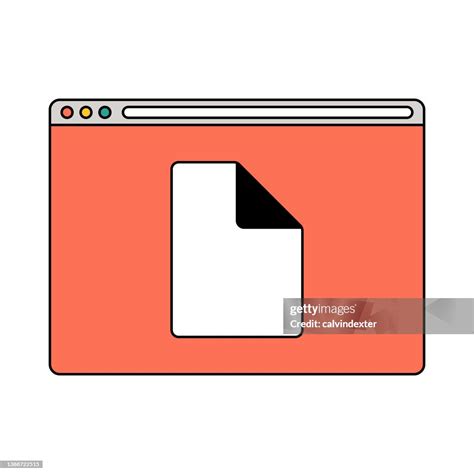 Web Browser Document Icon High Res Vector Graphic Getty Images