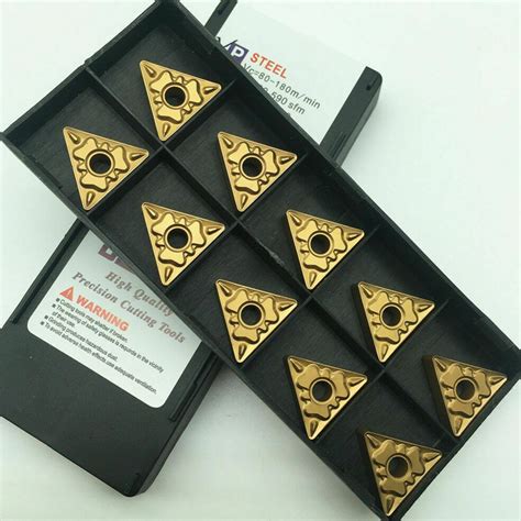 เม็ดมีดกลึงคาร์ไบด์ Cnc ความแข็งแรงสูง Tnmg160408 Hq 10 ชิ้น Shopee Thailand