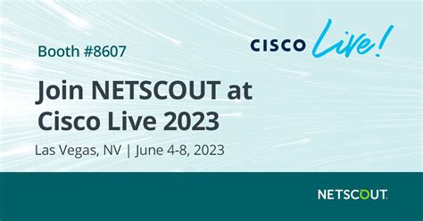 Johan Fagerlund On Linkedin Cisco Live 2023 Netscout