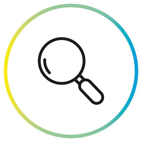 Premium Vector Magnifier Icon