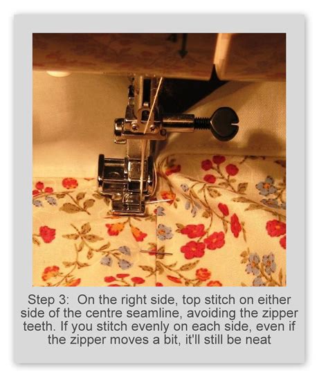 Centered Zipper Tutorial Step 3 Of 7 Megan Nielsen Patterns Blog