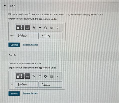 Solved A Particle Moving Along A Straight Line Is Subjected Chegg