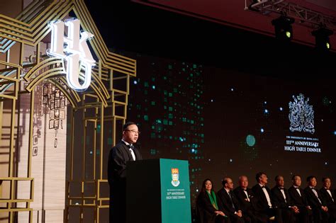 Hku Hosts 111th Anniversary Celebration Grand Finale High Table Dinner