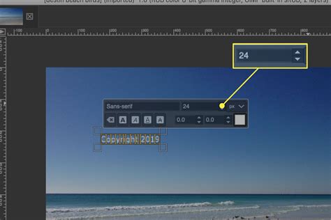 How To Apply A Text Watermark To Photos In GIMP
