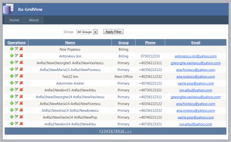 Microsoft Technology Advanced Aspx Gridview Pagination And Data Entities