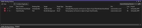Xaml Data Binding Diagnostics Visual Studio Windows Microsoft Learn