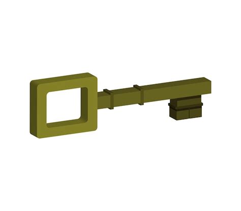 Premium Vector Three Dimensional Key