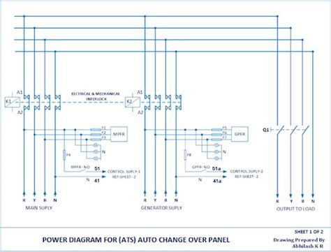Automatic Transfer Switch Schematic