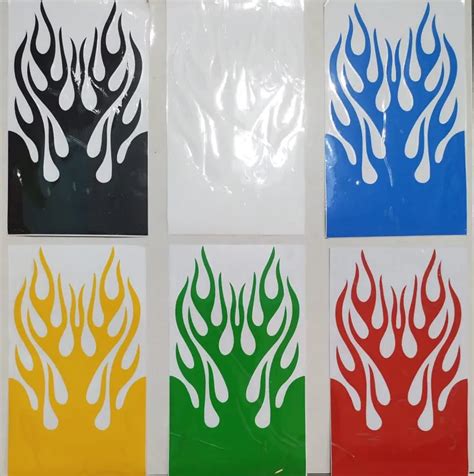 Stiker Api Cutting Stiker Motor Motif Api Stiker Cutting Api Lazada