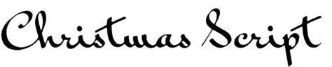 Christmas Script In Use Fonts In Use Christmas Script In Use Fonts In Use